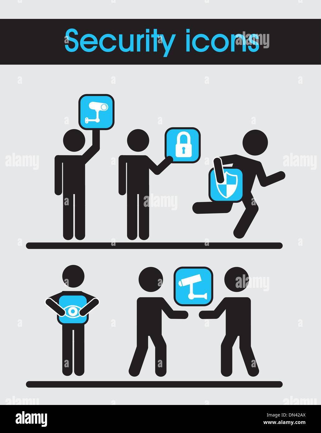 Stop hand shield secure security Stock Vector Images - Alamy