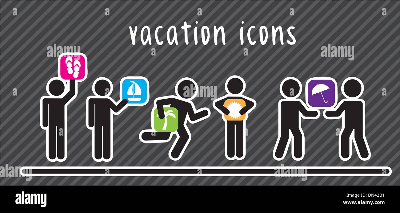 Vacation vectors hi-res stock photography and images - Alamy
