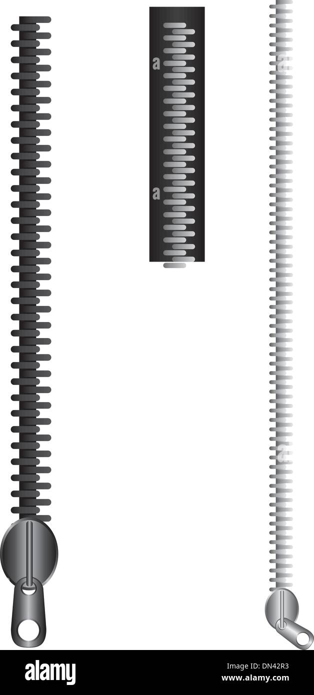 Zip vector vectors hi-res stock photography and images - Alamy