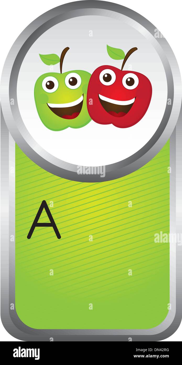 Kids apple Stock Vector Images - Alamy