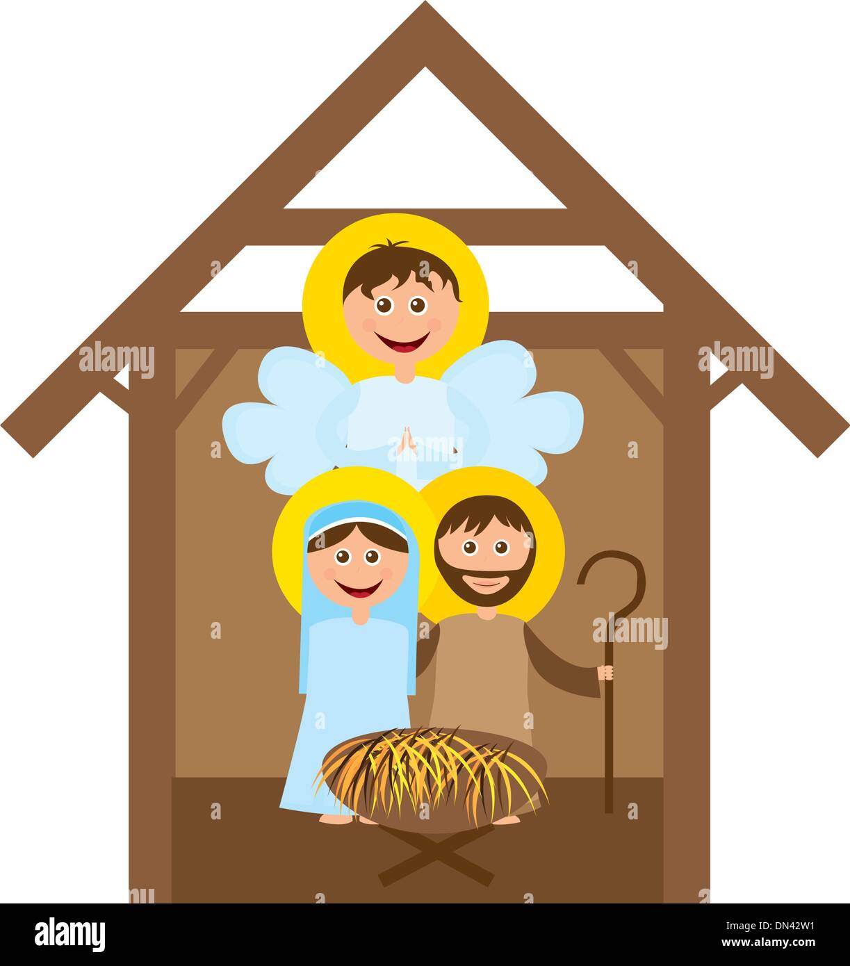 Saint mary of nazareth Stock Vector Images - Alamy