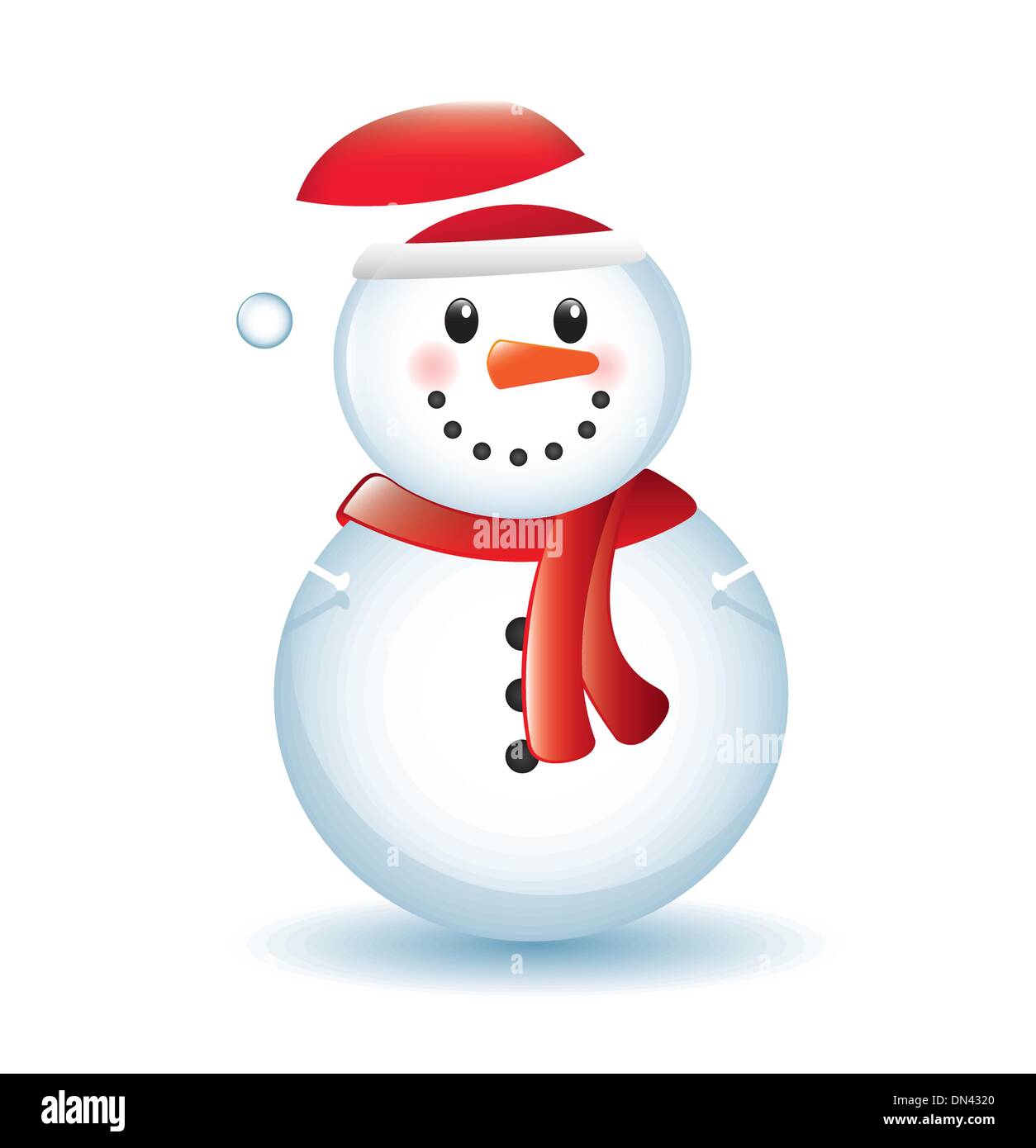 Snowman carrot nose Cut Out Stock Images & Pictures - Alamy