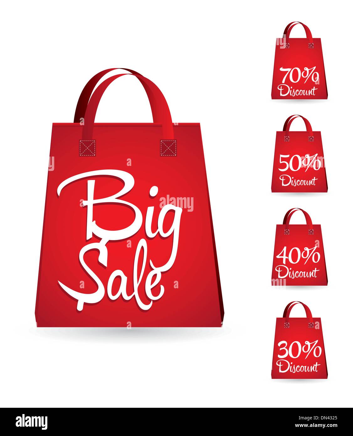 Sale discount purchasing gift Stock Vector Images - Alamy