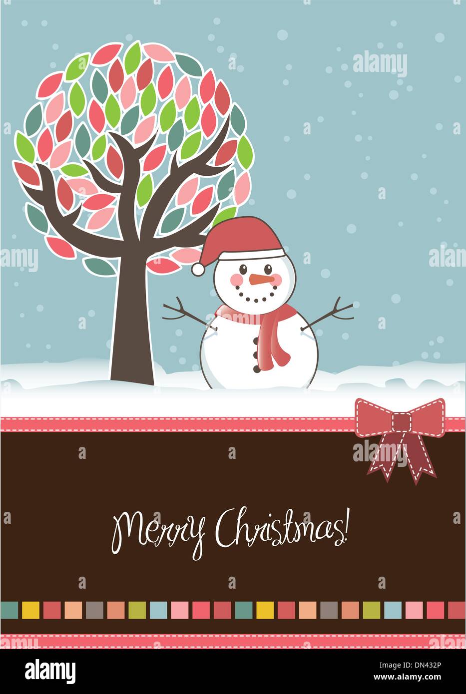 Merry christmas card hands Stock Vector Images - Alamy