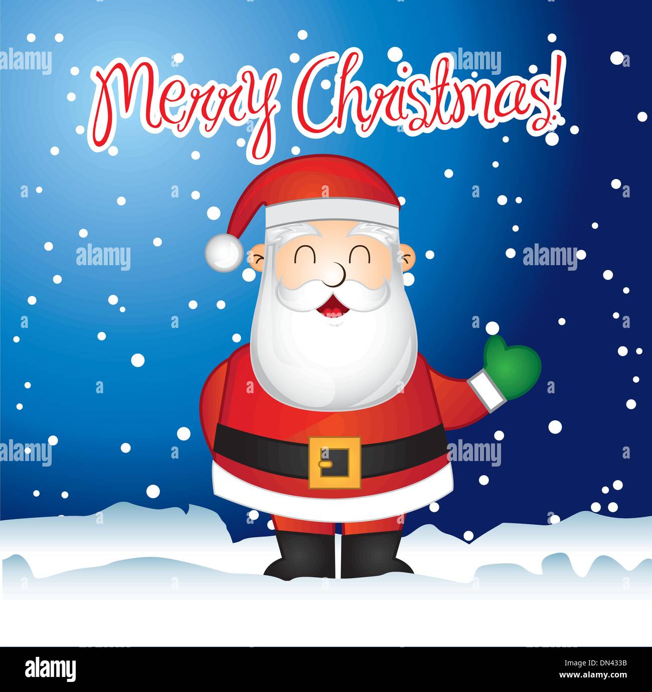 Bearded santa man christmas Stock Vector Images - Alamy