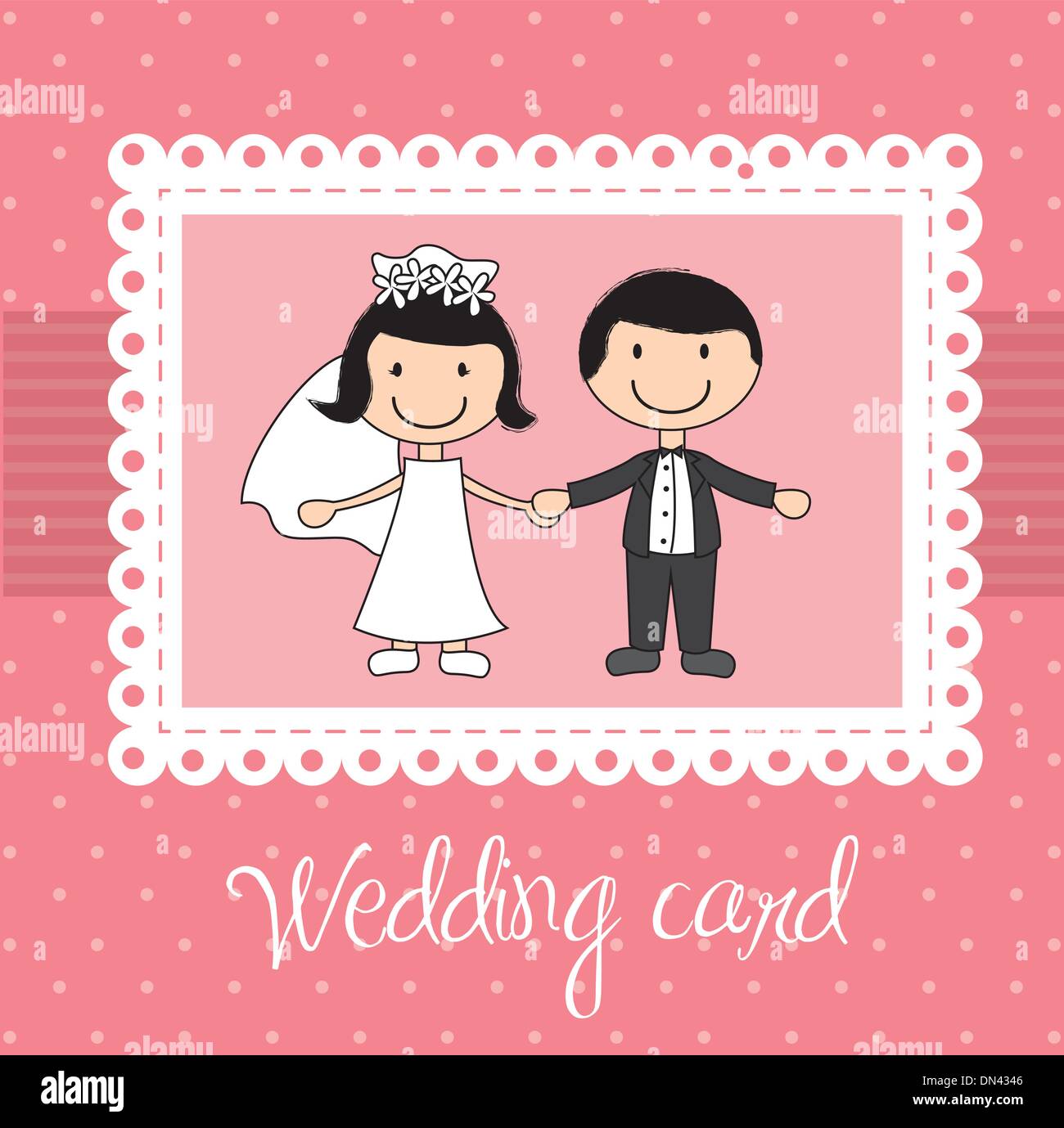 Wedding card vectors Stock Vector Images - Alamy