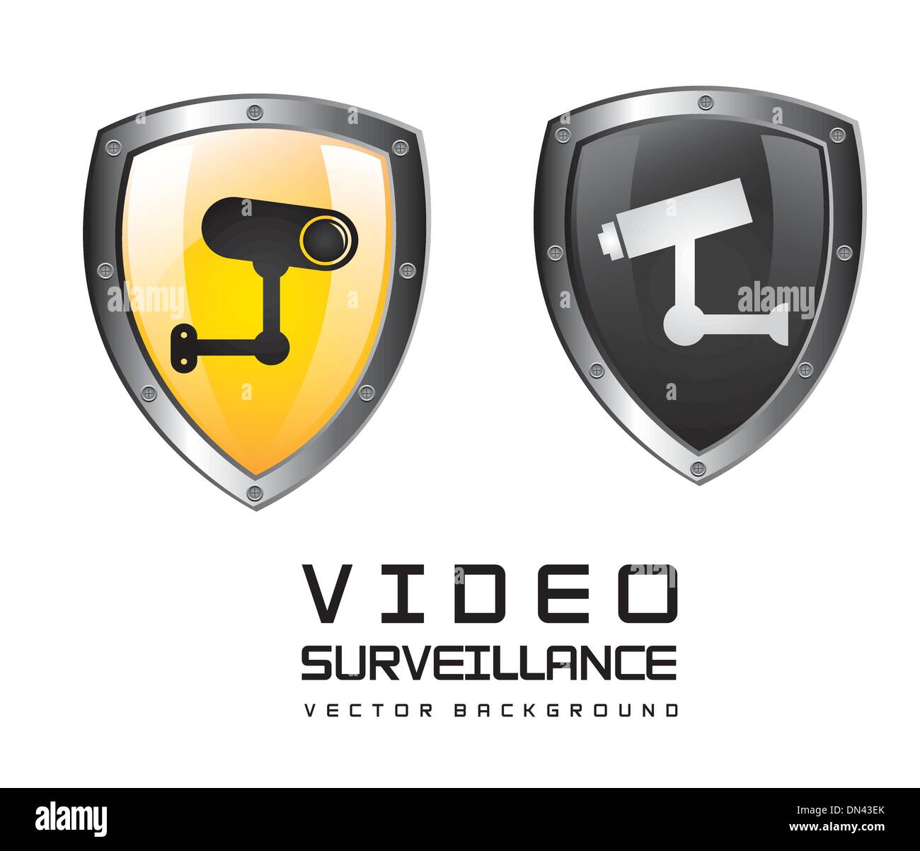 Surveillance monitor Stock Vector Images - Alamy