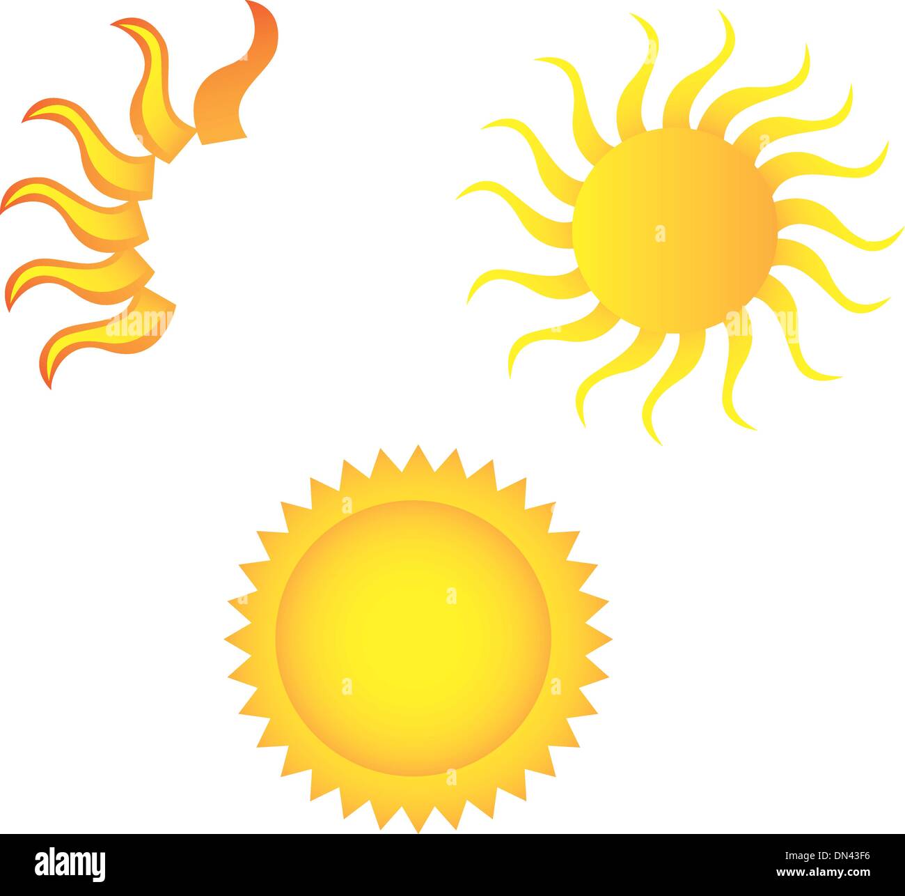 Sun cartoon hi-res stock photography and images - Alamy