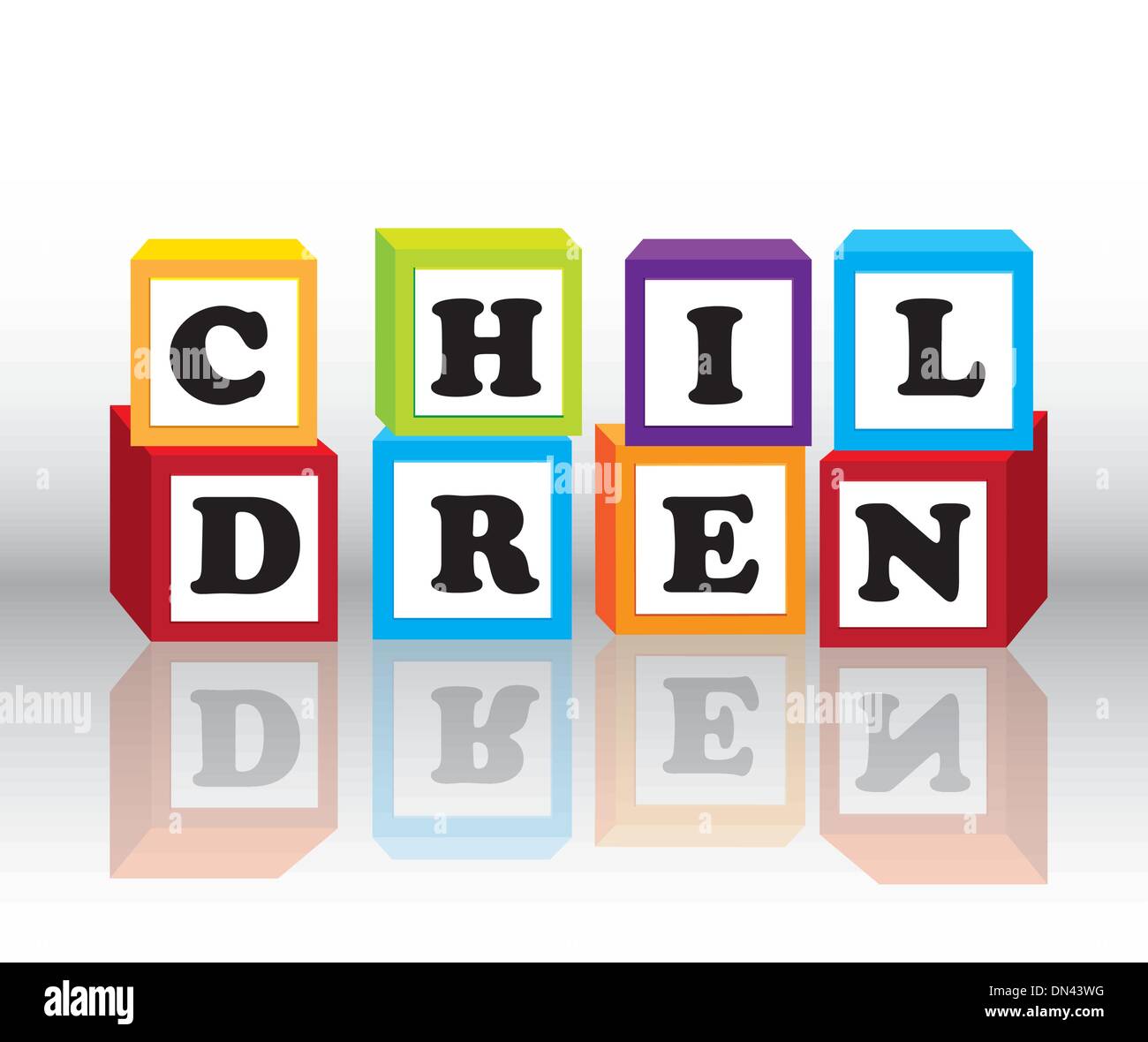 Children words Stock Vector Images - Alamy