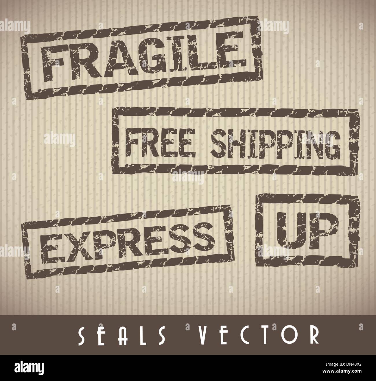 Paper seals Stock Vector Images - Alamy