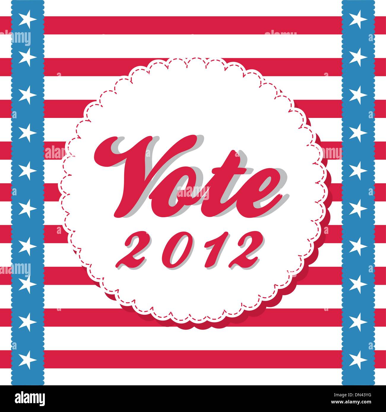 2012 presidential election poster background hi-res stock photography ...