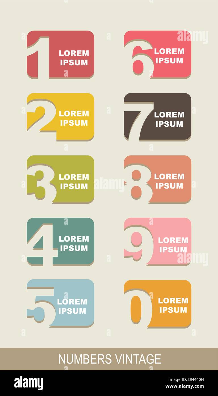 Vintage order card Stock Vector Images - Alamy