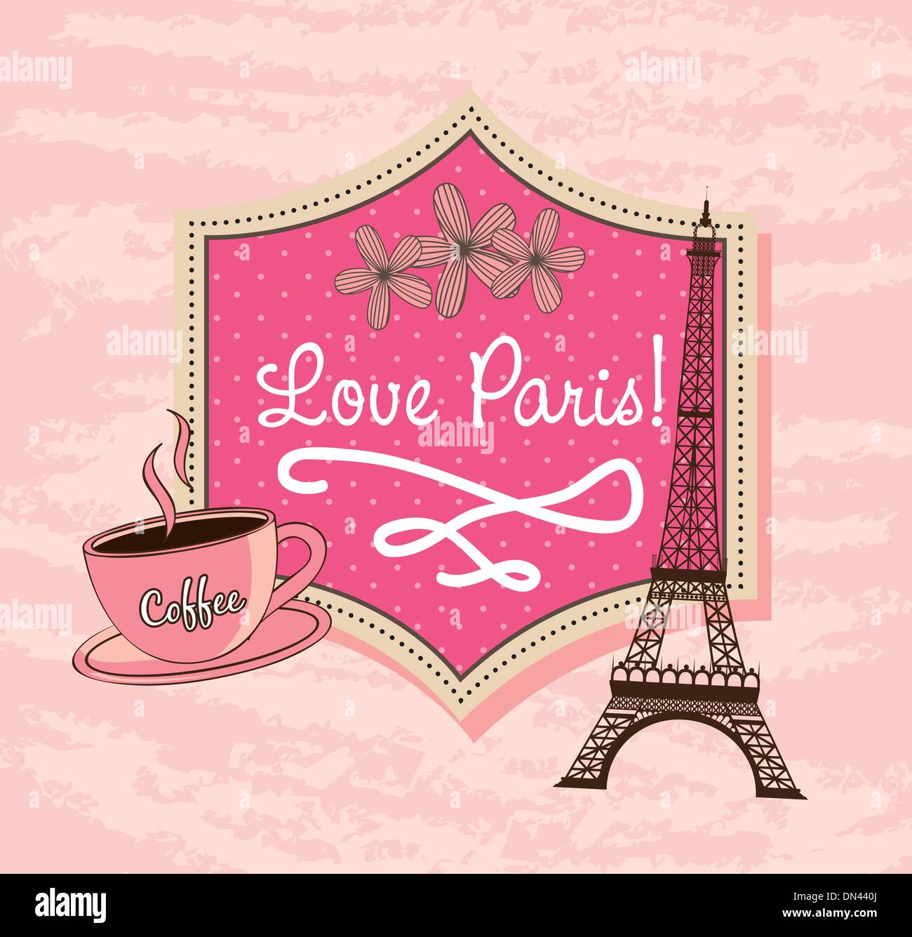 Paris valentines day Stock Vector Images - Alamy