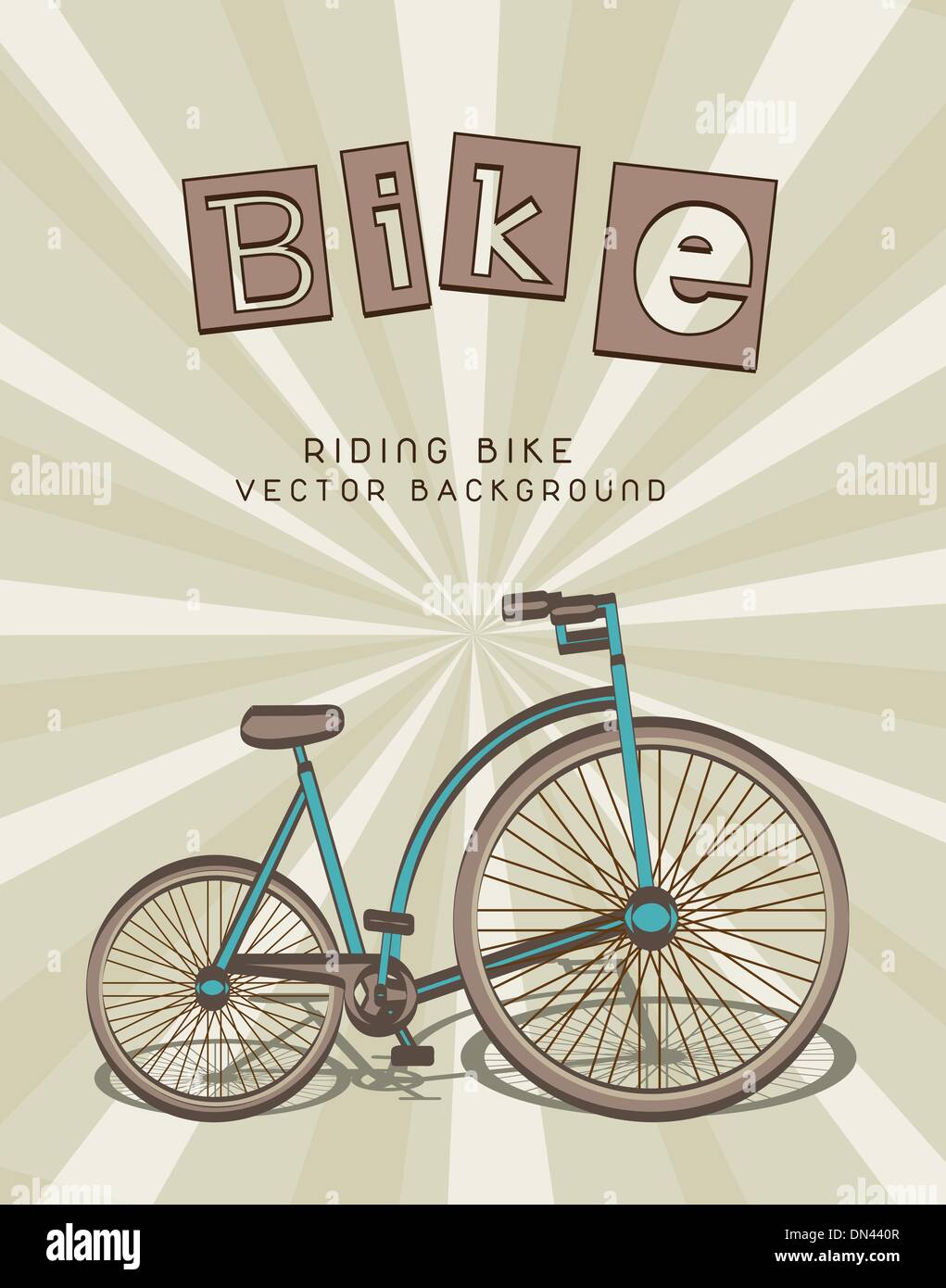 Bike vector vectors hi-res stock photography and images - Alamy