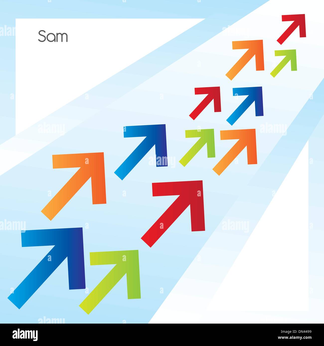 Colorful arrows illustration Stock Vector Images - Alamy