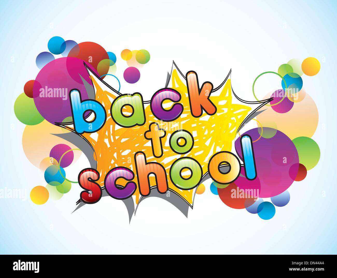 Schoolchild back to school Stock Vector Images - Alamy