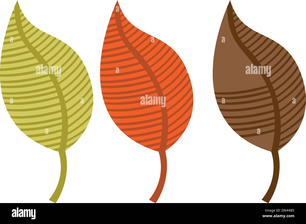 Round autumn pattern leaves Stock Vector Images - Alamy