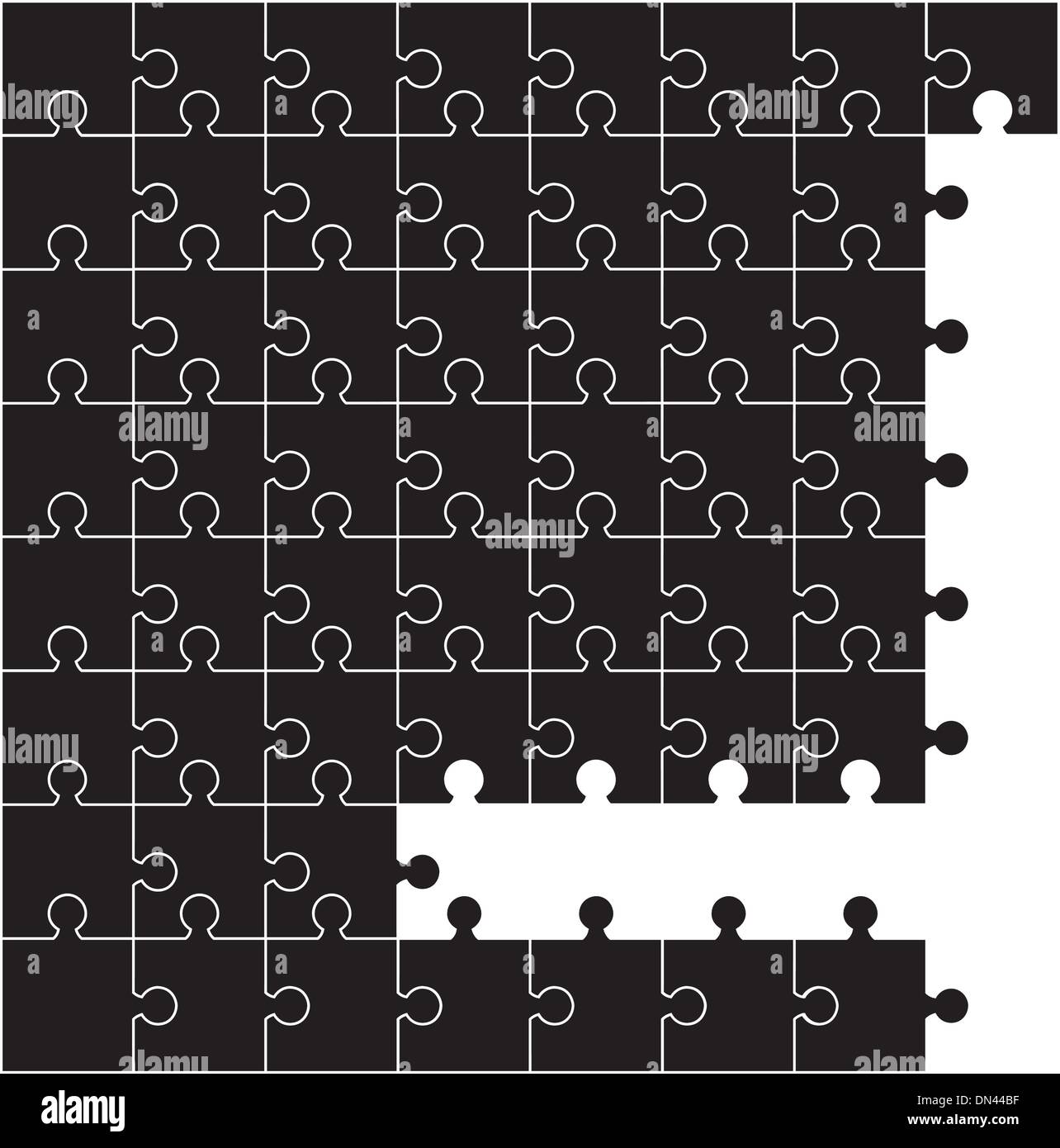 Puzzles vector vectors hi-res stock photography and images - Alamy