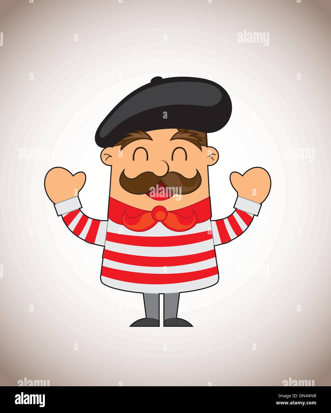 Adult male artist painting Stock Vector Images - Alamy