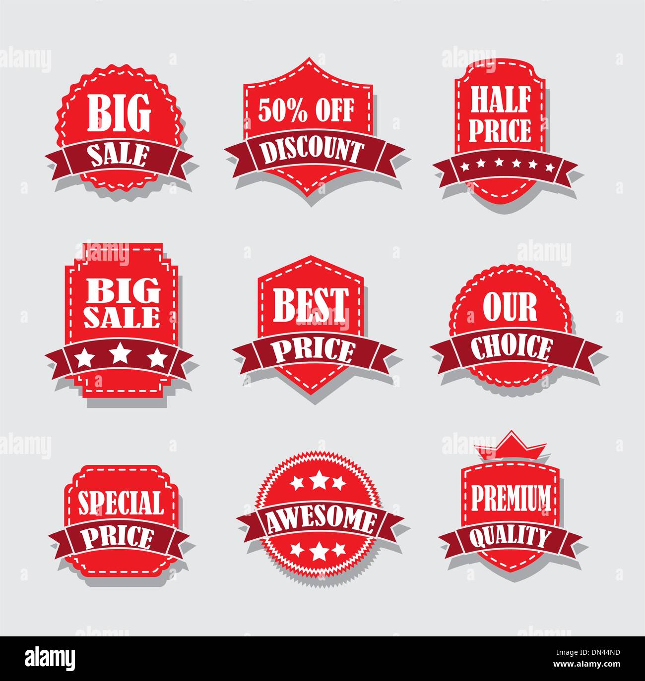 Red tags hi-res stock photography and images - Alamy