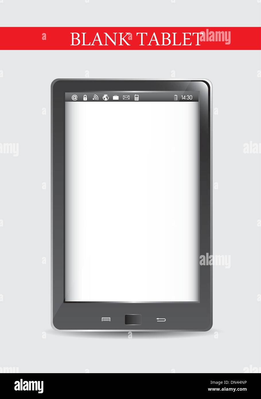 blank tablet computer Stock Vector Image & Art - Alamy