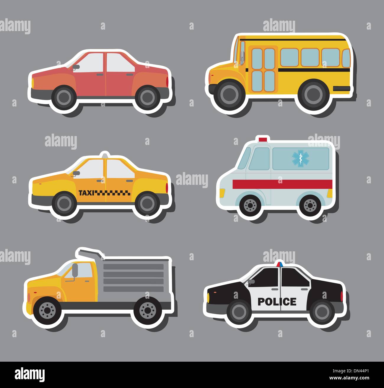 Black yellow police car Stock Vector Images - Alamy