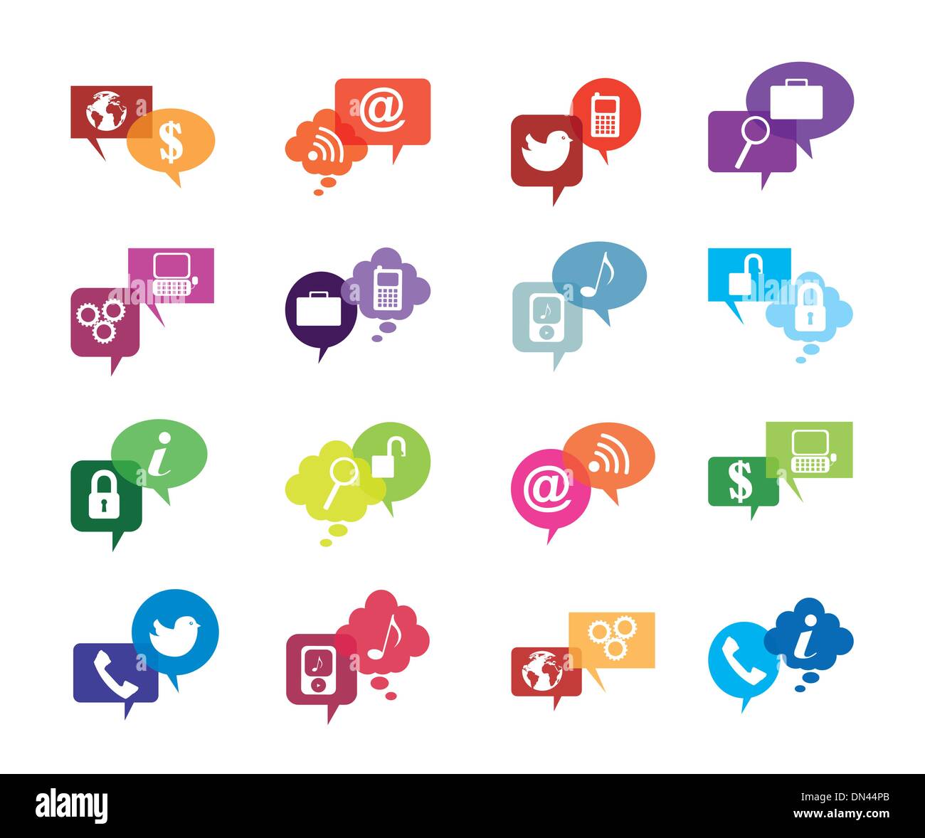 Communication expression Stock Vector Images - Alamy