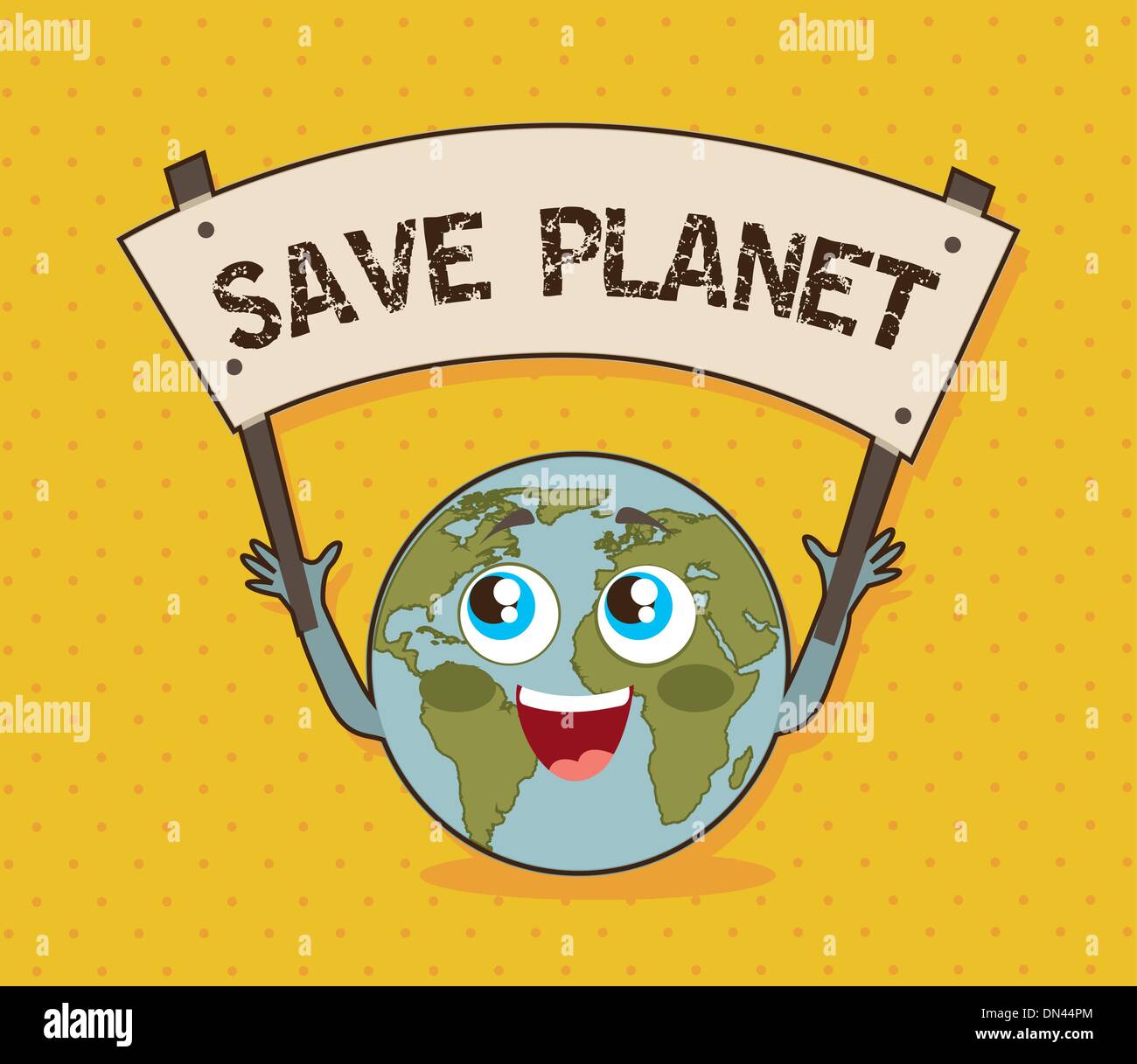 Save planet Stock Vector Images - Alamy