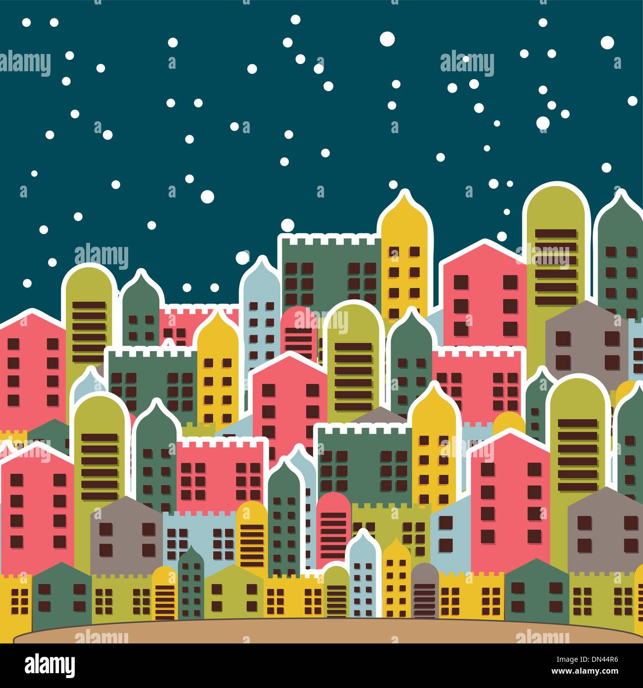 Old city Stock Vector Images - Alamy