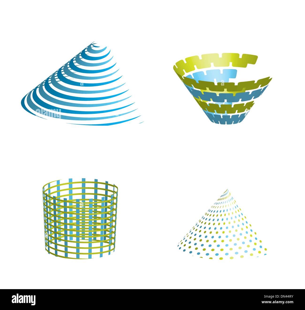 Abstract shapes Cut Out Stock Images & Pictures - Alamy