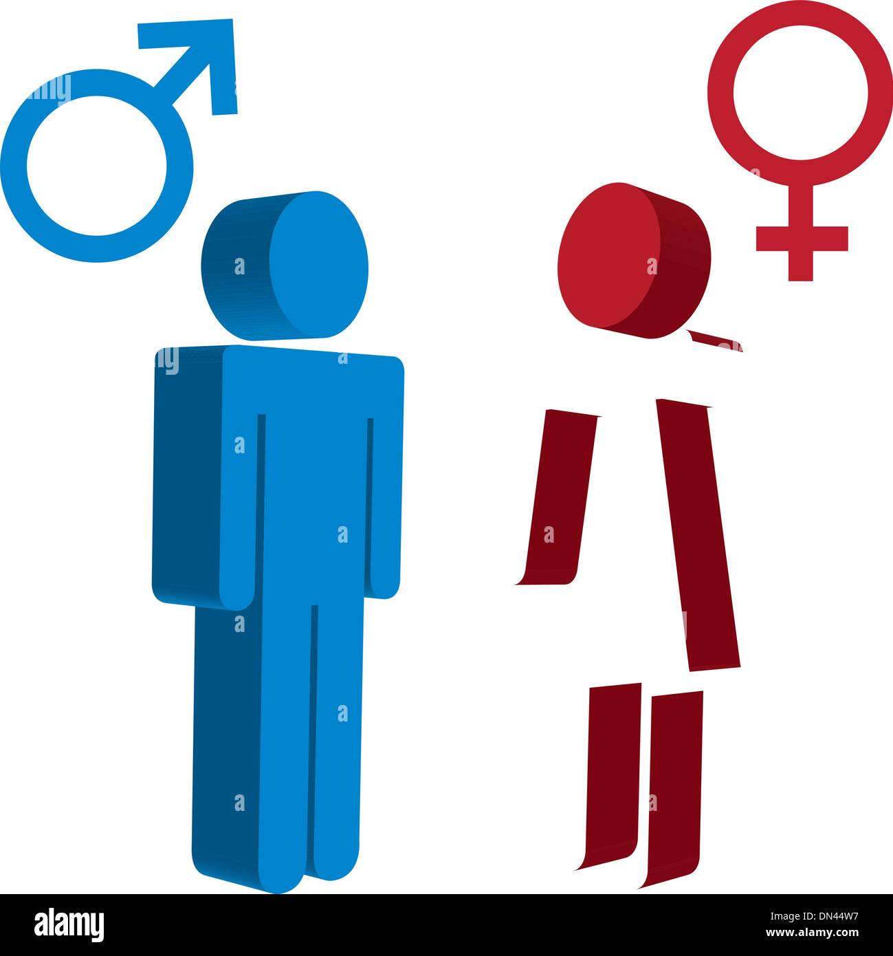 Wc signs male female Stock Vector Images - Alamy