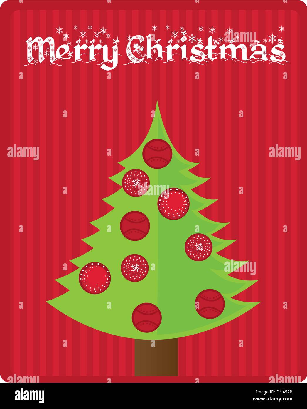 Star topper christmas tree Stock Vector Images - Alamy