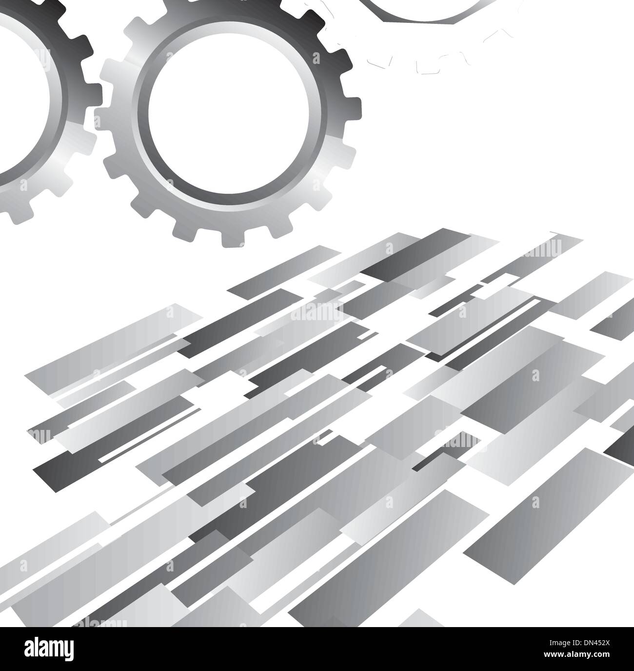 Silver cogs Stock Vector Images - Alamy