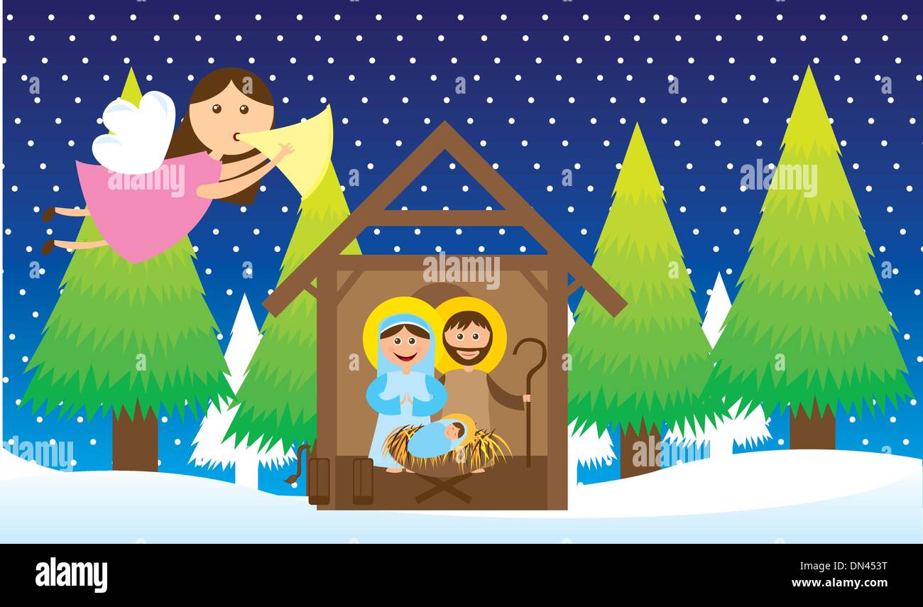 Manger vector vectors hi-res stock photography and images - Alamy