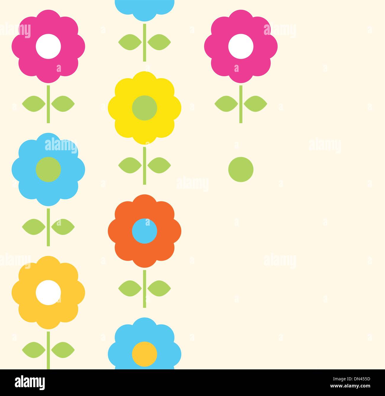 Spring flower seamless pattern vector design Stock Vector Image & Art ...