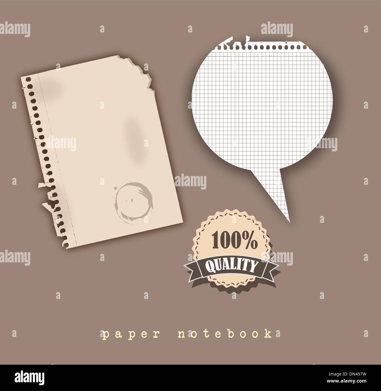 Notebook paper texture Stock Vector Images - Alamy