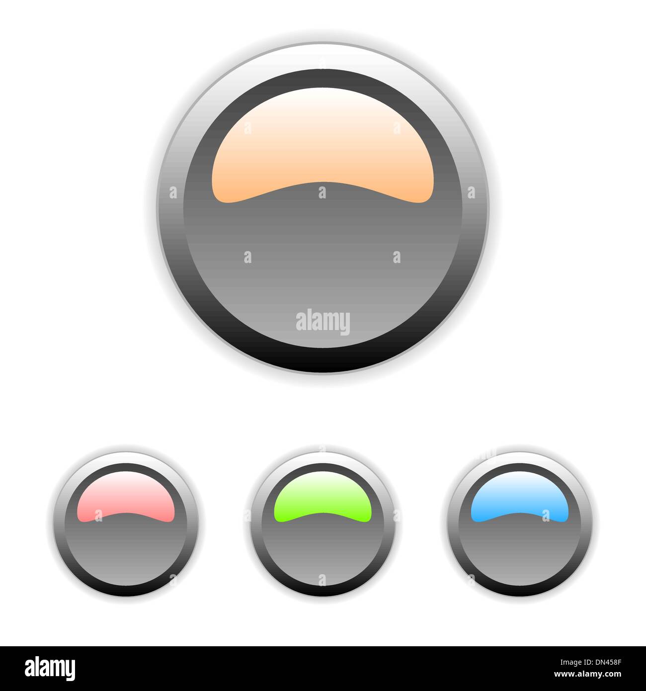 Four black buttons hi-res stock photography and images - Alamy