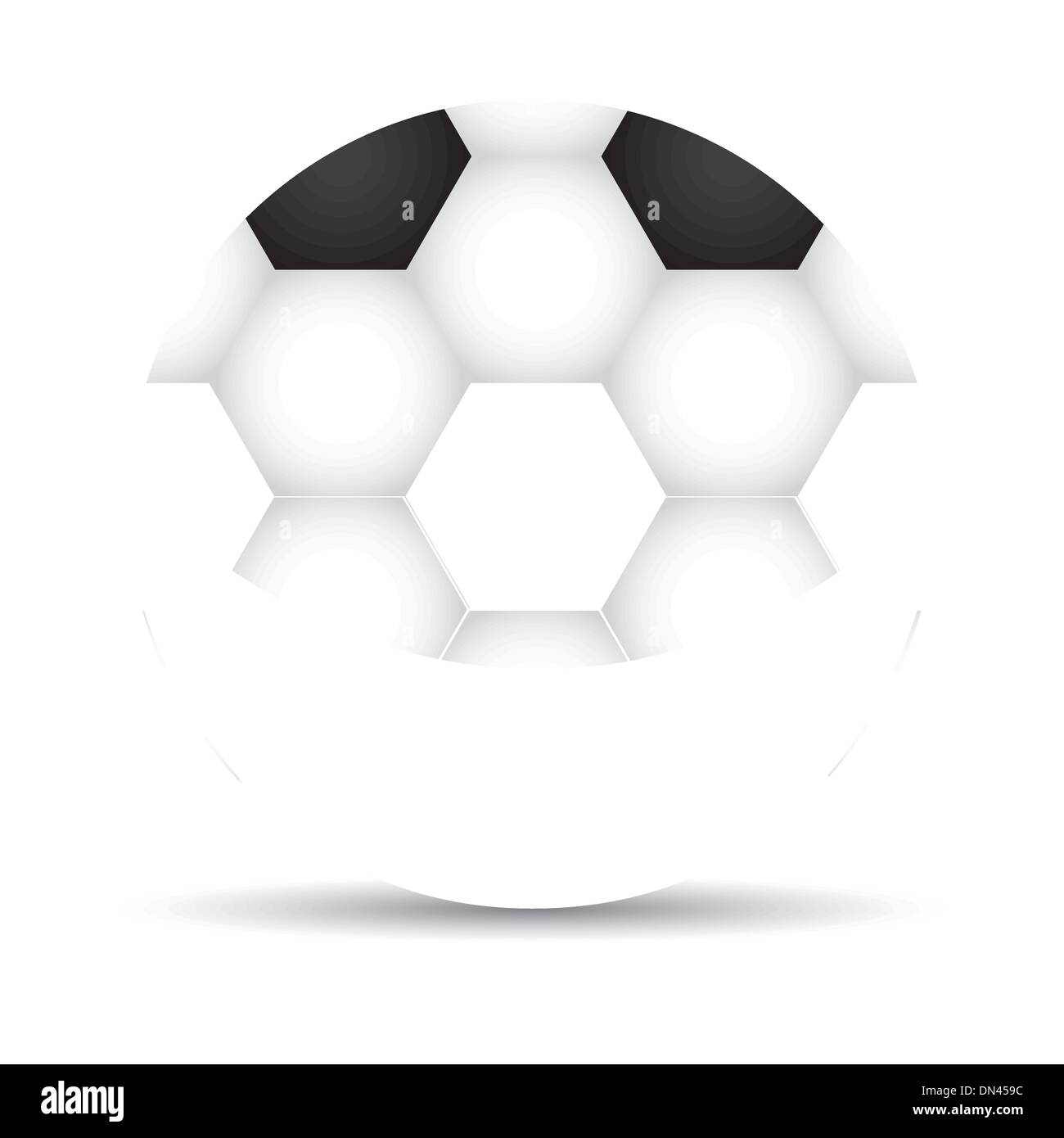 Close soccer ball Stock Vector Images - Alamy