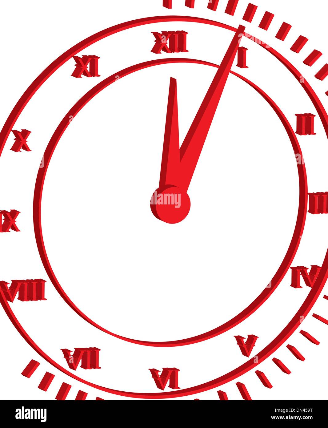 Analogue clock Stock Vector Images - Alamy