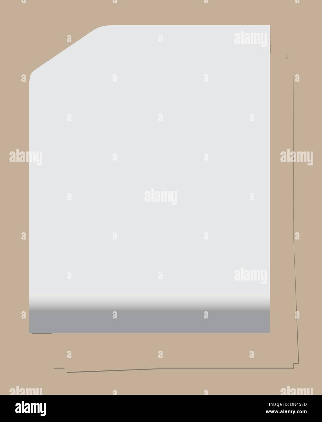 Clipped paper Stock Vector Images - Alamy