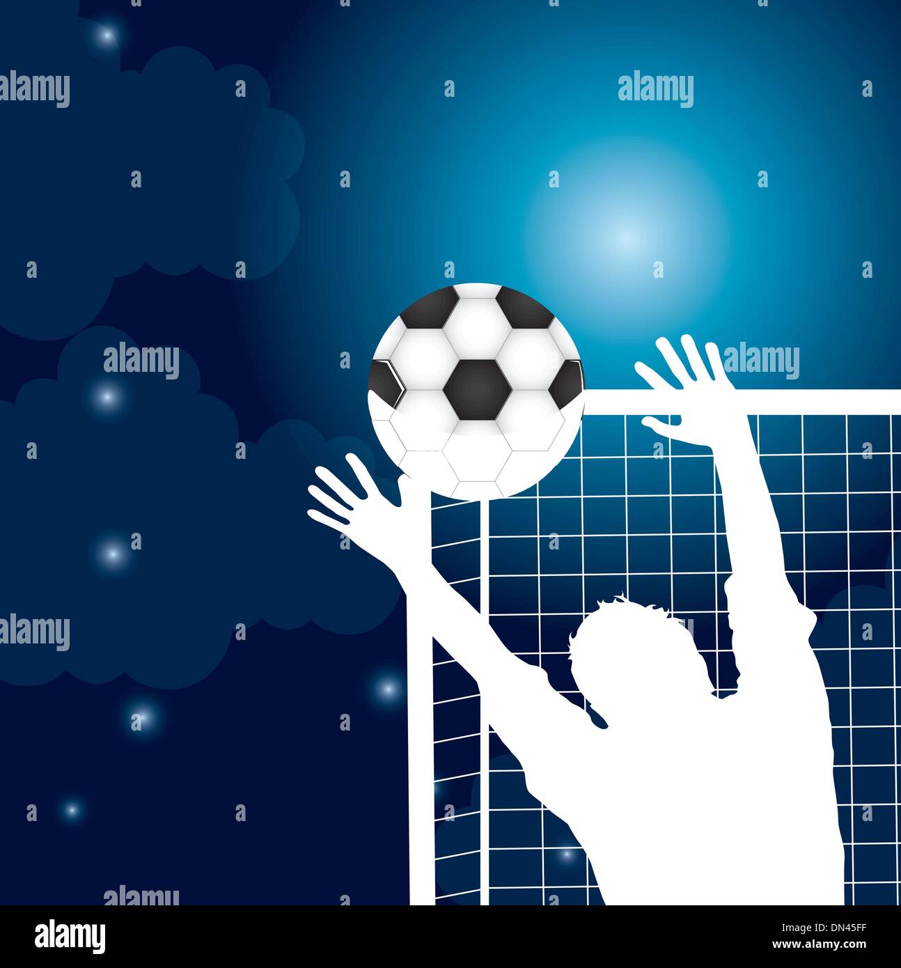 Team goalkeeper Stock Vector Images - Alamy