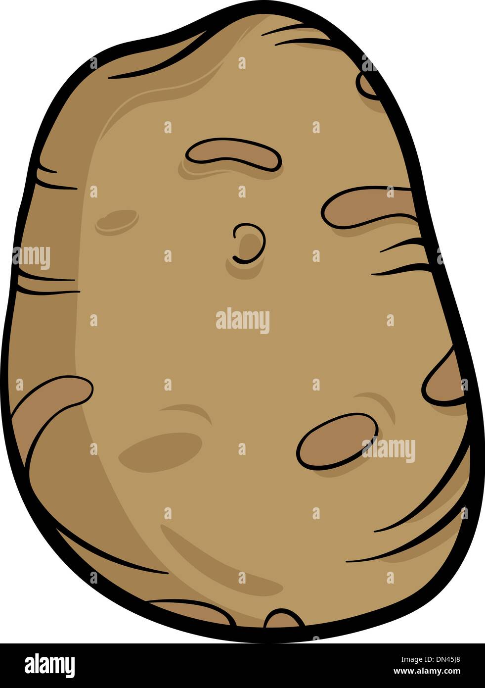 potato vegetable cartoon illustration Stock Vector Image & Art - Alamy