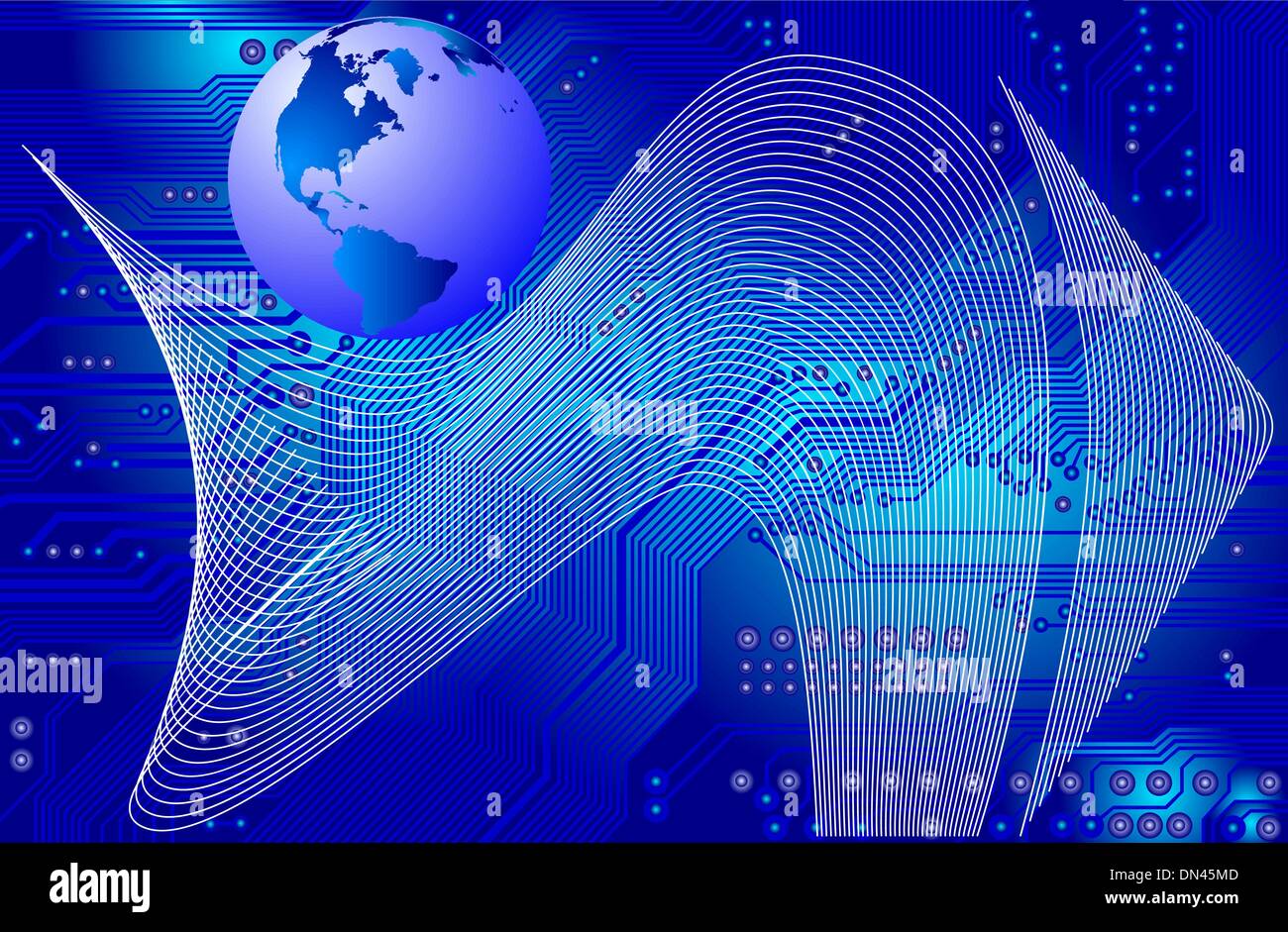 global communication - vector Stock Vector Image & Art - Alamy