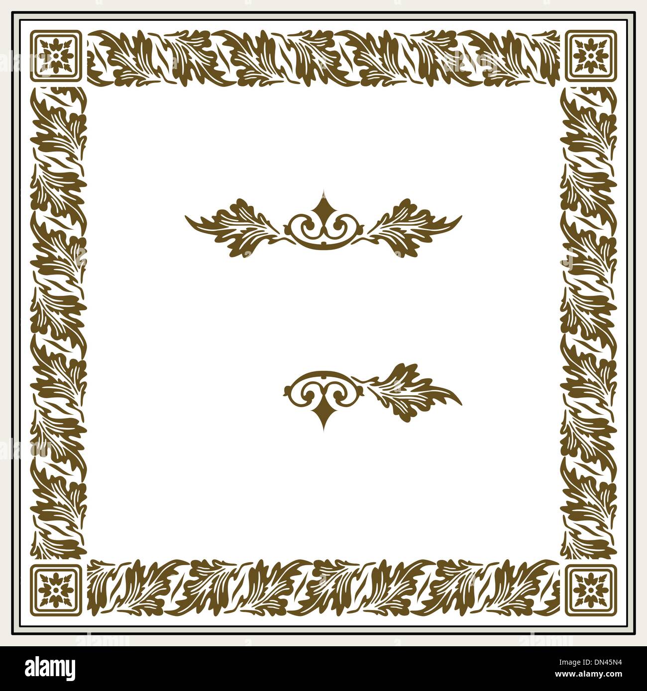 Vector vintage frame Stock Vector Image & Art - Alamy