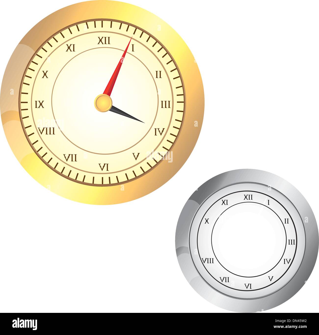 Clock vector Stock Vector Images - Alamy