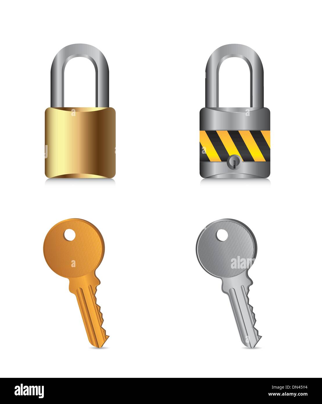 New padlocks Stock Vector Images - Alamy