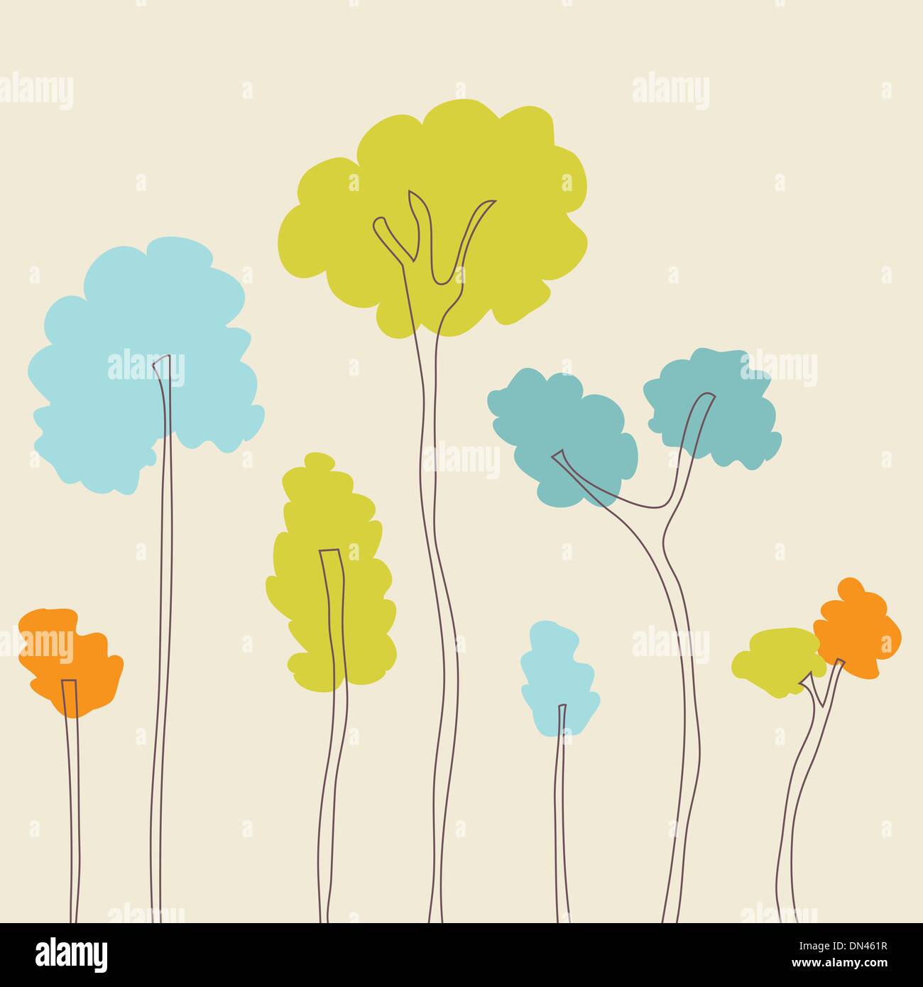 Illustration of beautiful spring background Stock Vector Image & Art ...