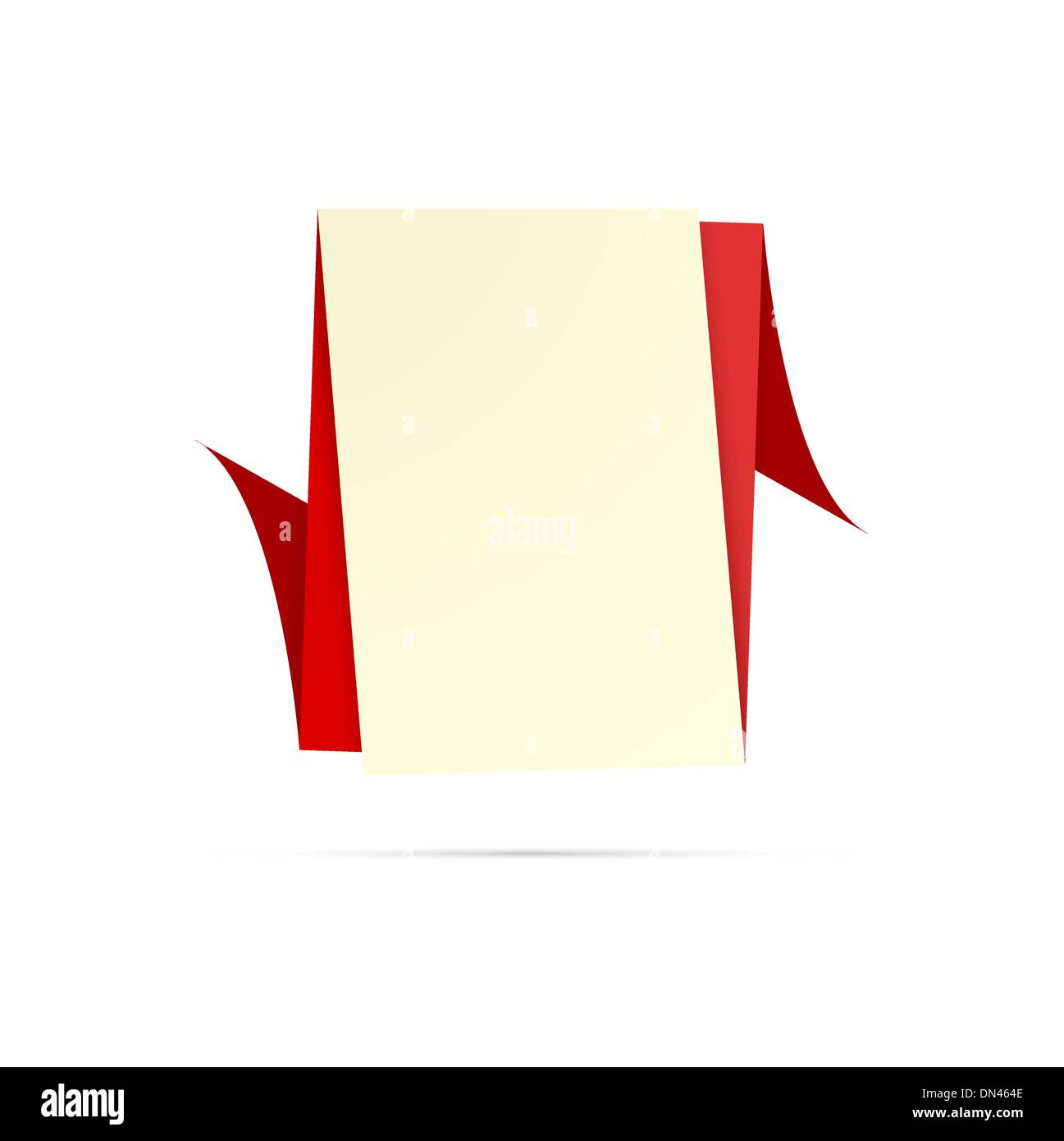 origami style label Stock Vector Image & Art - Alamy