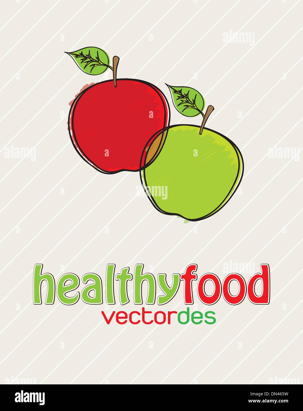 Healthy lifestyle image Stock Vector Images - Alamy