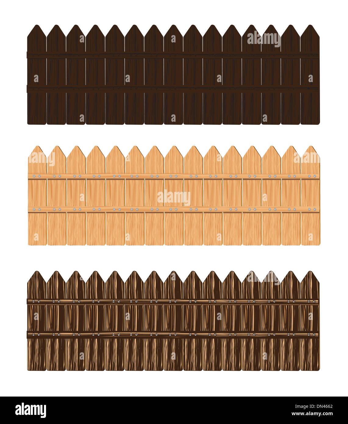 Painting fence garden Stock Vector Images - Alamy